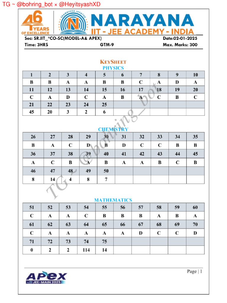 @Bohring Bot @Heyitsyashxd 02-01-2025 Sr Star Co Scmodel a& Apex (1) | PDF