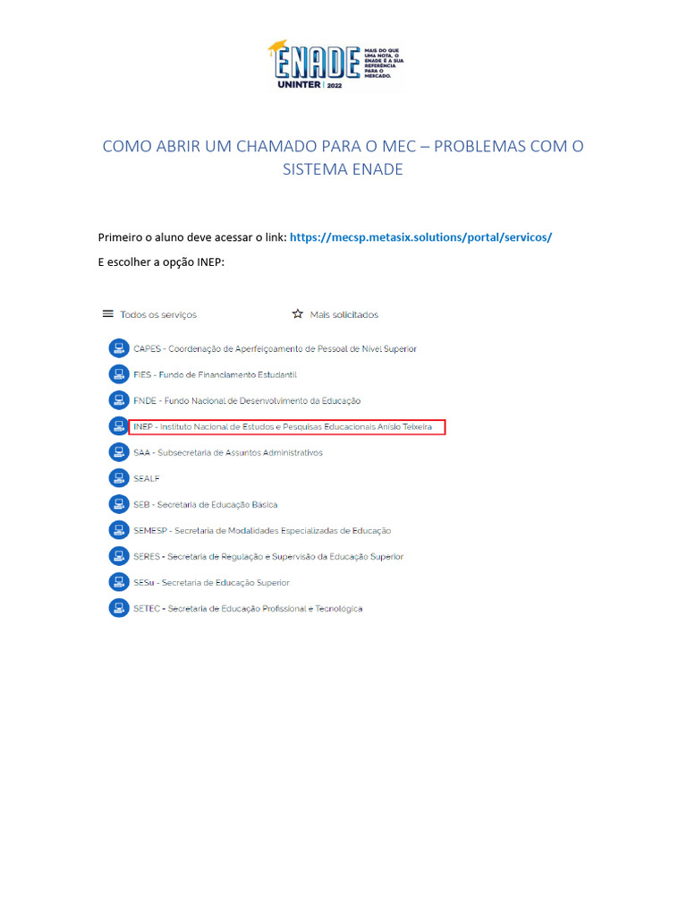 5308_COMUNICADO094722ANEXOITUTORIALCHAMADOPARAOMEC | PDF