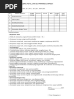 FORMAT PENILAIAN JURI Senam Kreasi | PDF