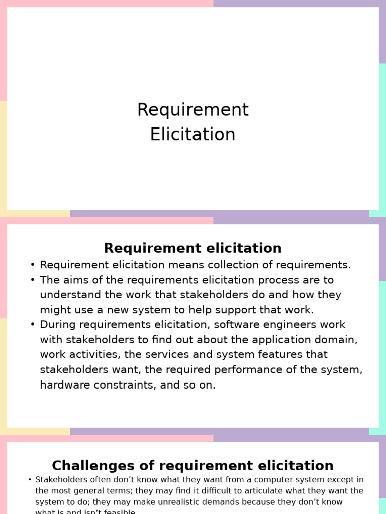 Requirement Elicitation AISE | PDF | System | Ethnography