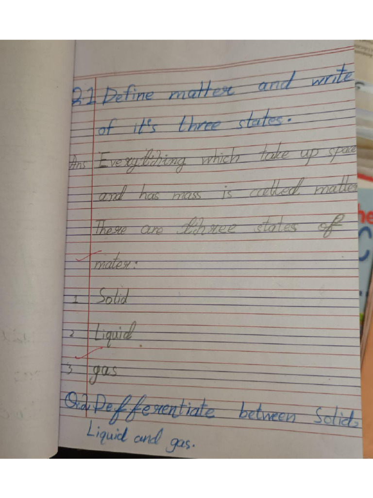 science notebook work | PDF