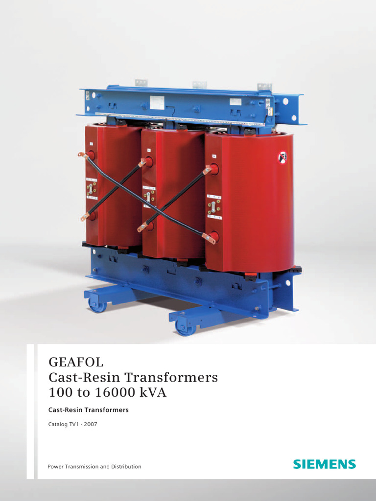 Dry Trafo geafol-2010_Eng | PDF | Transformer | Insulator (Electricity)
