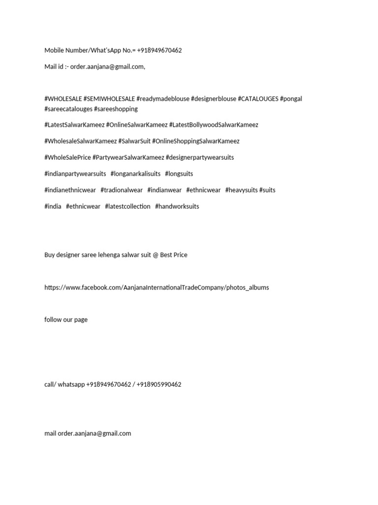 Mobile Number | PDF