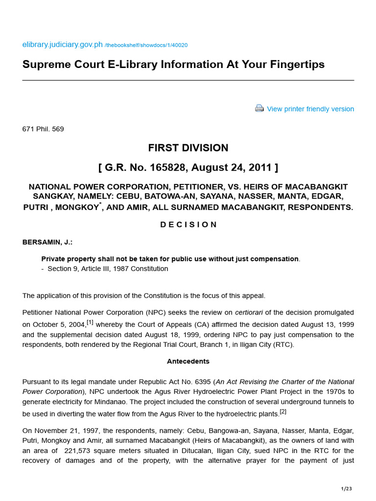 Elibrary - Judiciary.gov - Ph-Supreme Court E-Library Information at ...