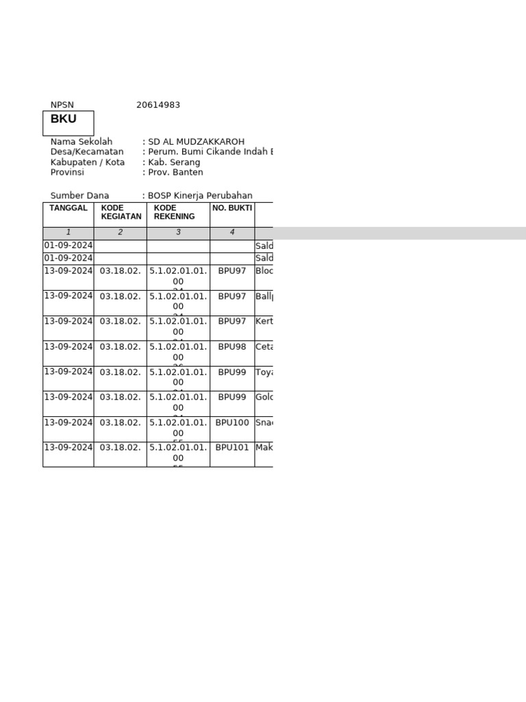 BKU BOSPRES SEPTEMBER 2024 | PDF