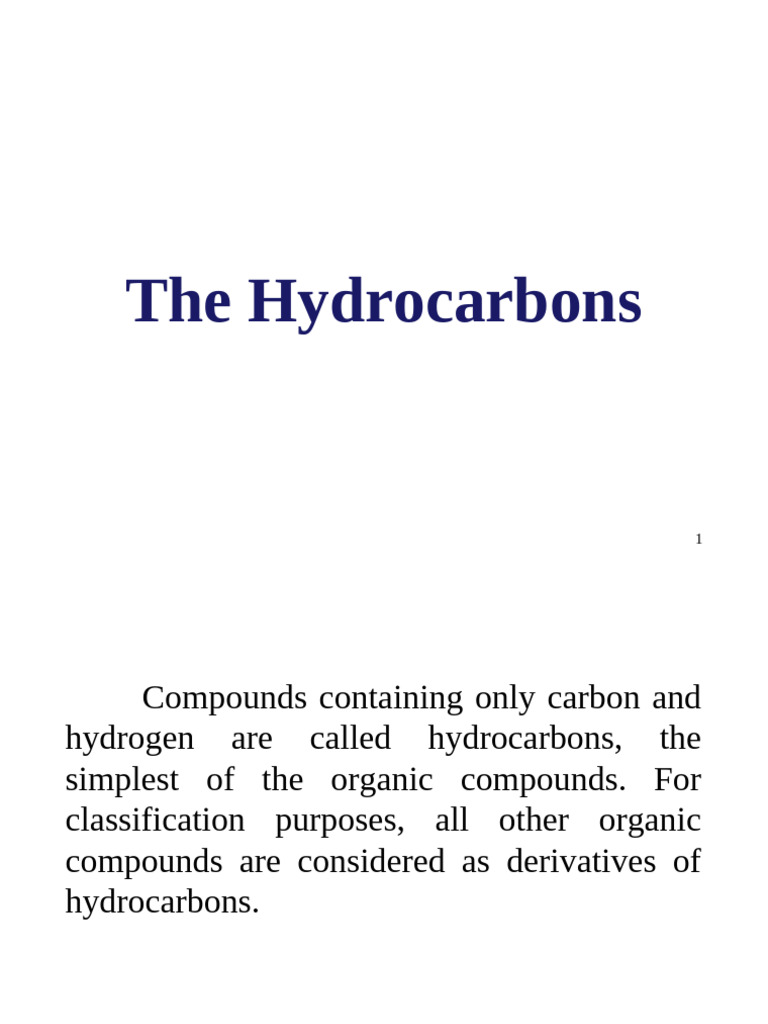 Hydrocarbon Naming Guide | PDF | Hydrocarbons | Functional Group