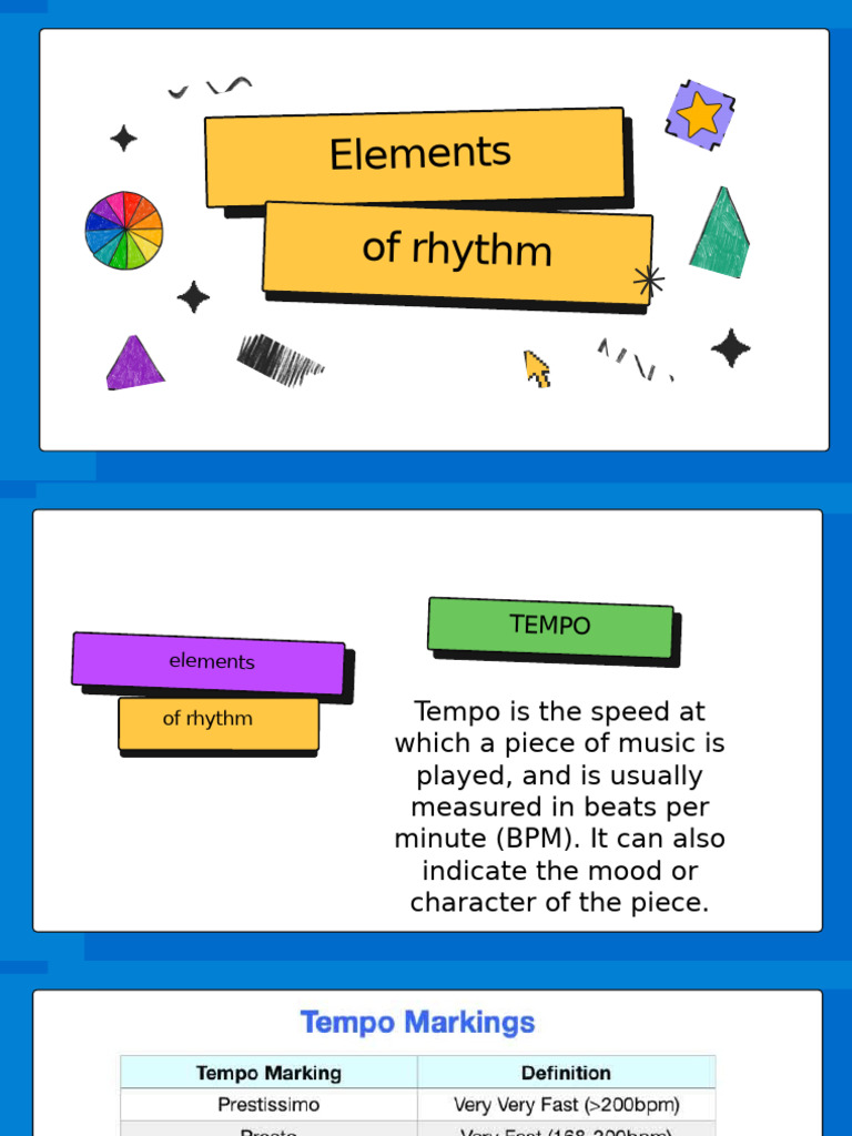 Elements of Rhythm | PDF