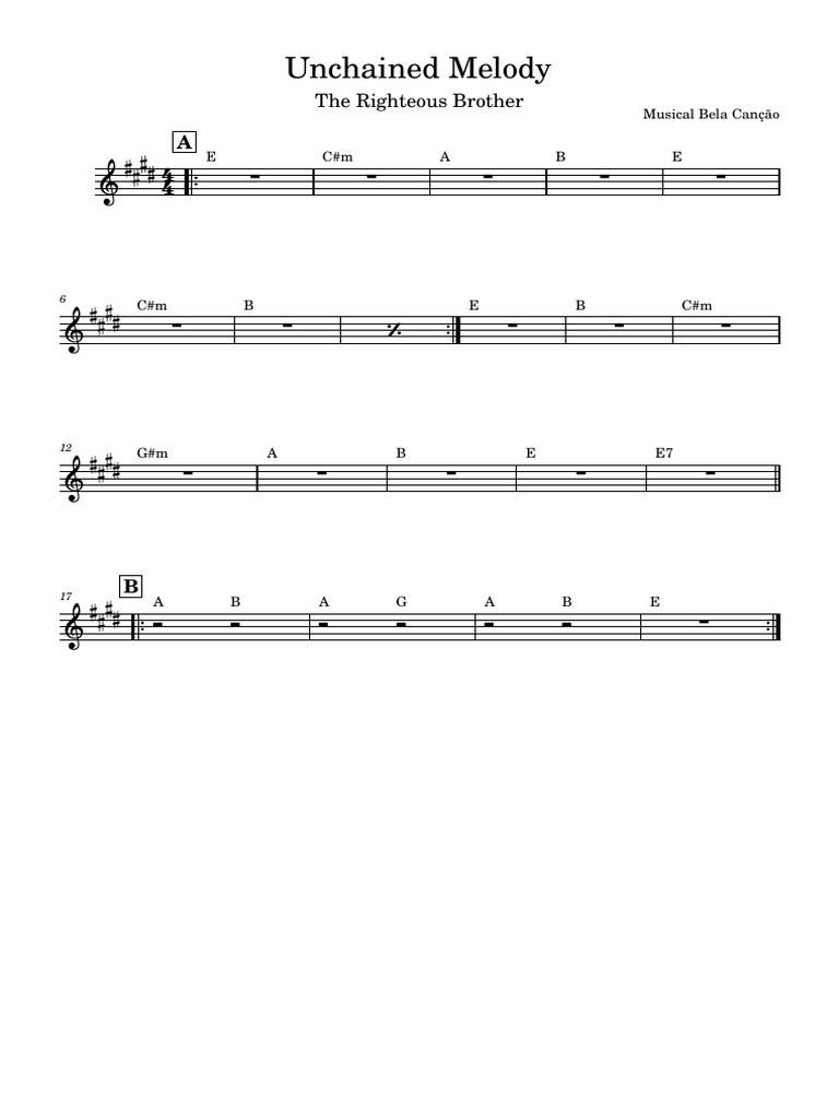 Unchained Melody 1 | PDF