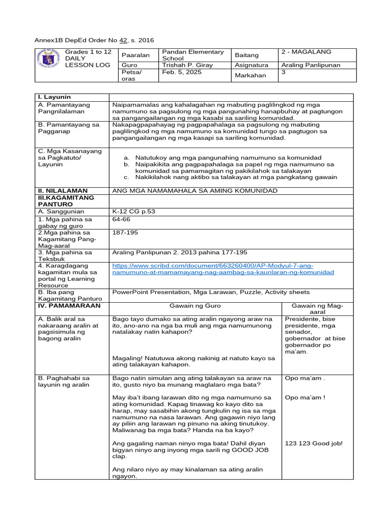 Ap Week 8 Day 1 | PDF