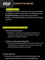 Pagsulat NG Buod | PDF