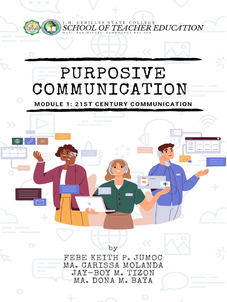 Purposive-Communication-Module-merged-1 | PDF | Communication | Nonverbal Communication