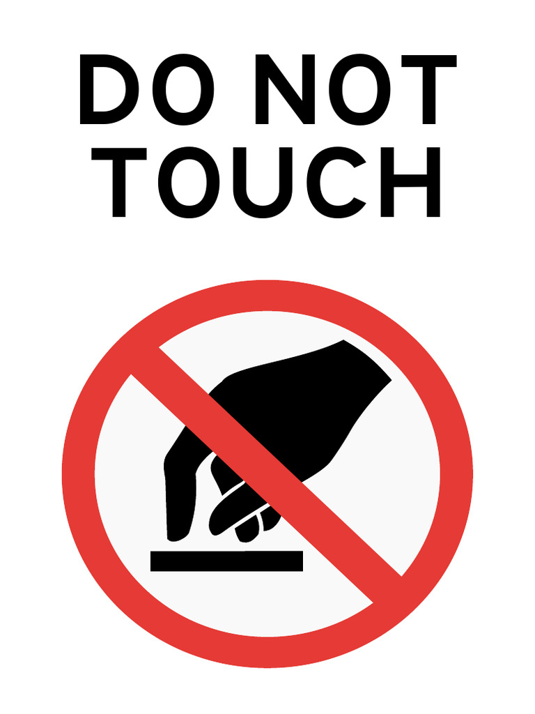 DoNotTouch A4 | PDF