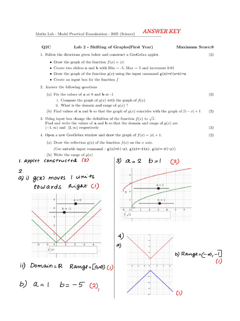Answer Key 7 | PDF