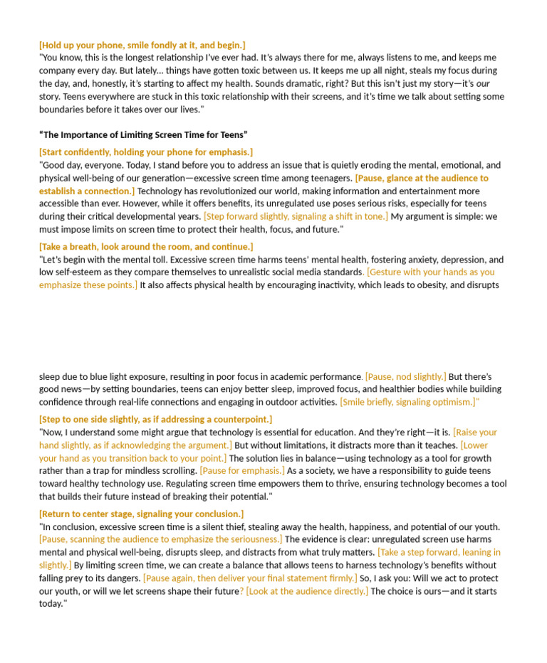 BACK UP SCRIPT | PDF | Adolescence | Mental Health