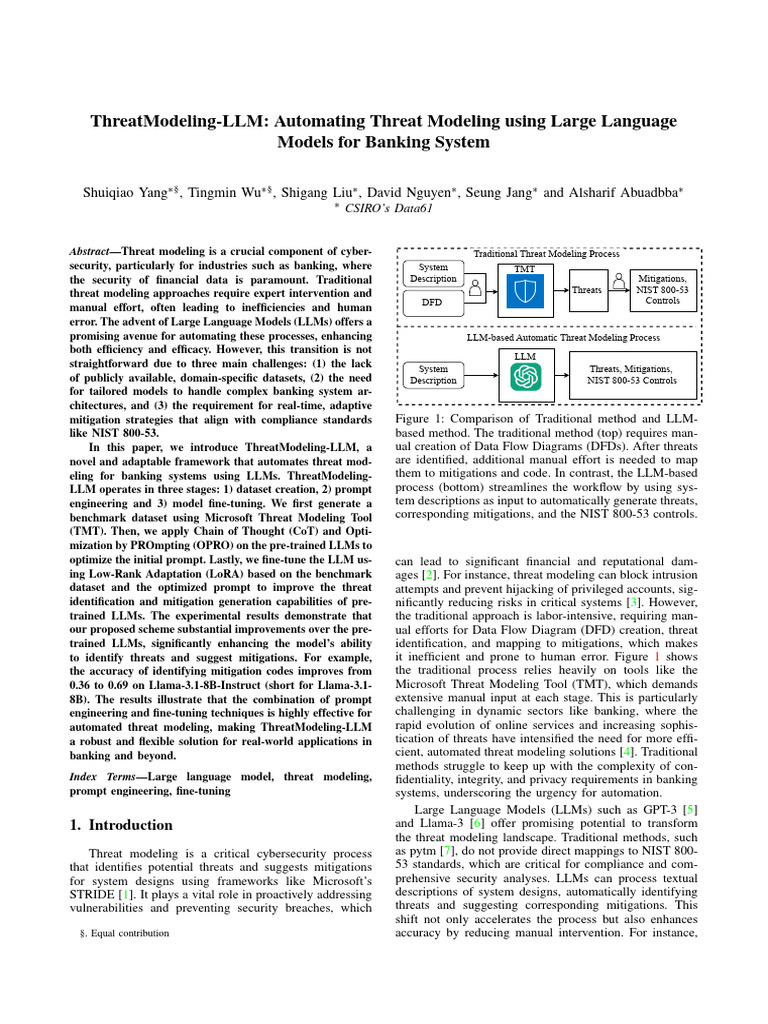 ThreatModeling LLM | PDF | Computer Security | Security