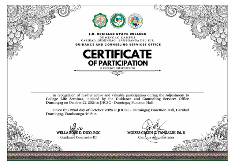 certificate | PDF