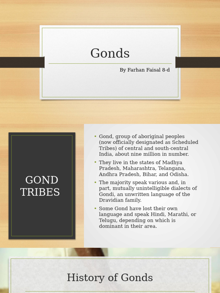 Gonds-Farhan Faisal 8D | PDF | South Asia
