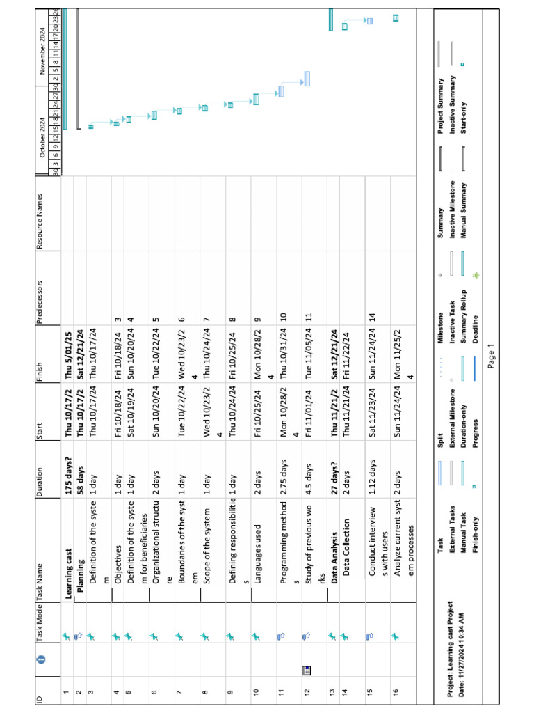 Learning Cast Project | PDF