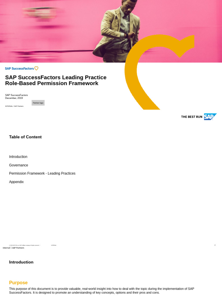 Role Based Permissions Kick-Off Deck | PDF | Analytics | Computing