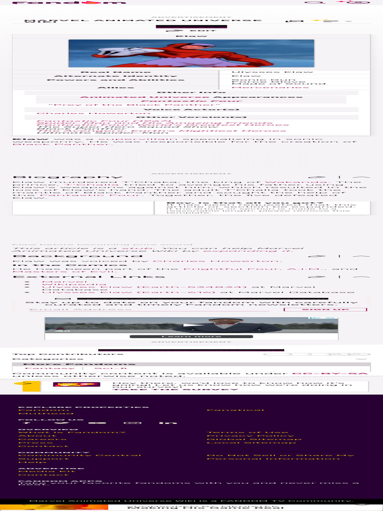 Klaw Marvel Animated Universe Wiki Fandom | PDF | Marvel Comics