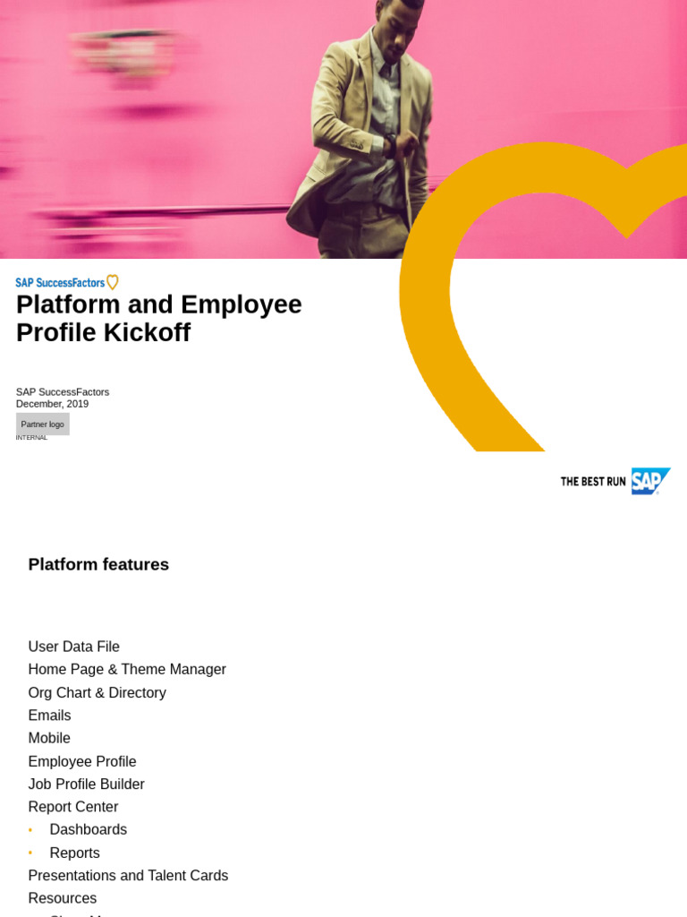 Platform and Employee Profile Kickoff | PDF | Ios | Mobile App