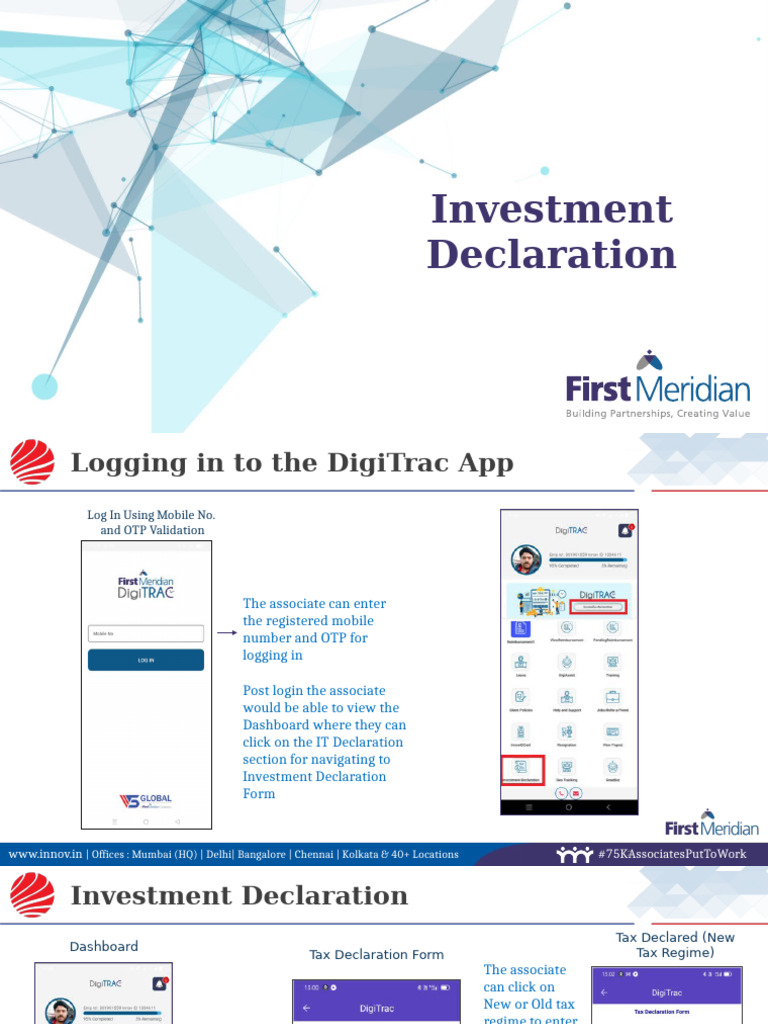Investment Declaration - V5 (1) | PDF | Computing | Software