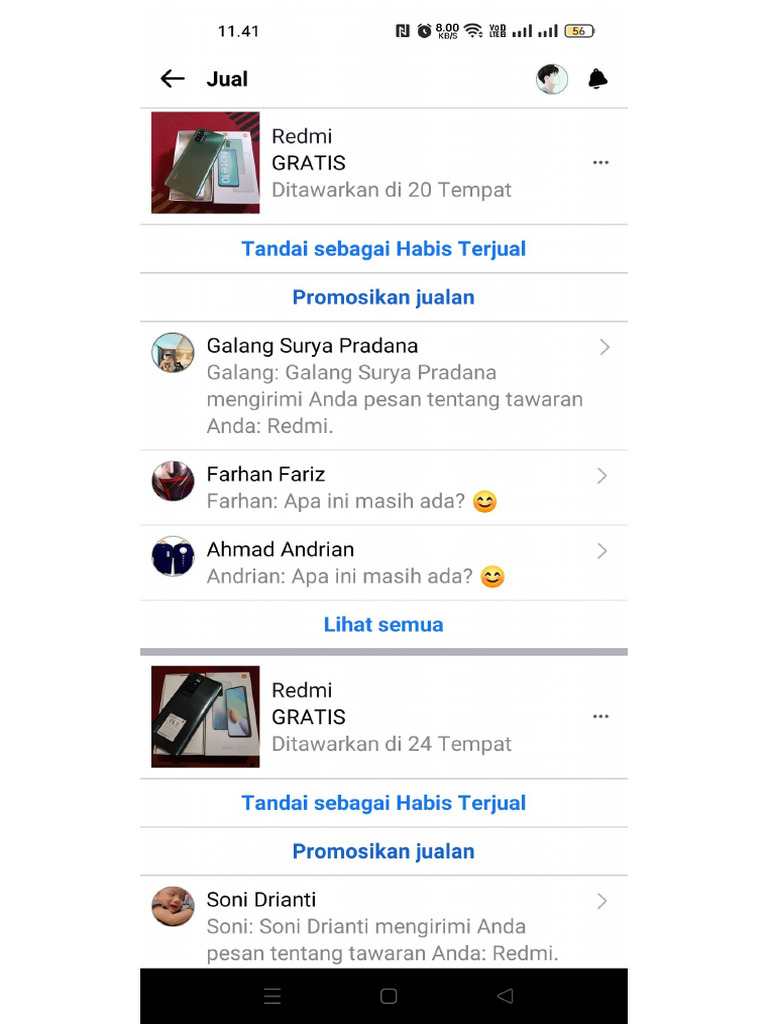 Penjualan HP Akun Dadan Solihin | PDF