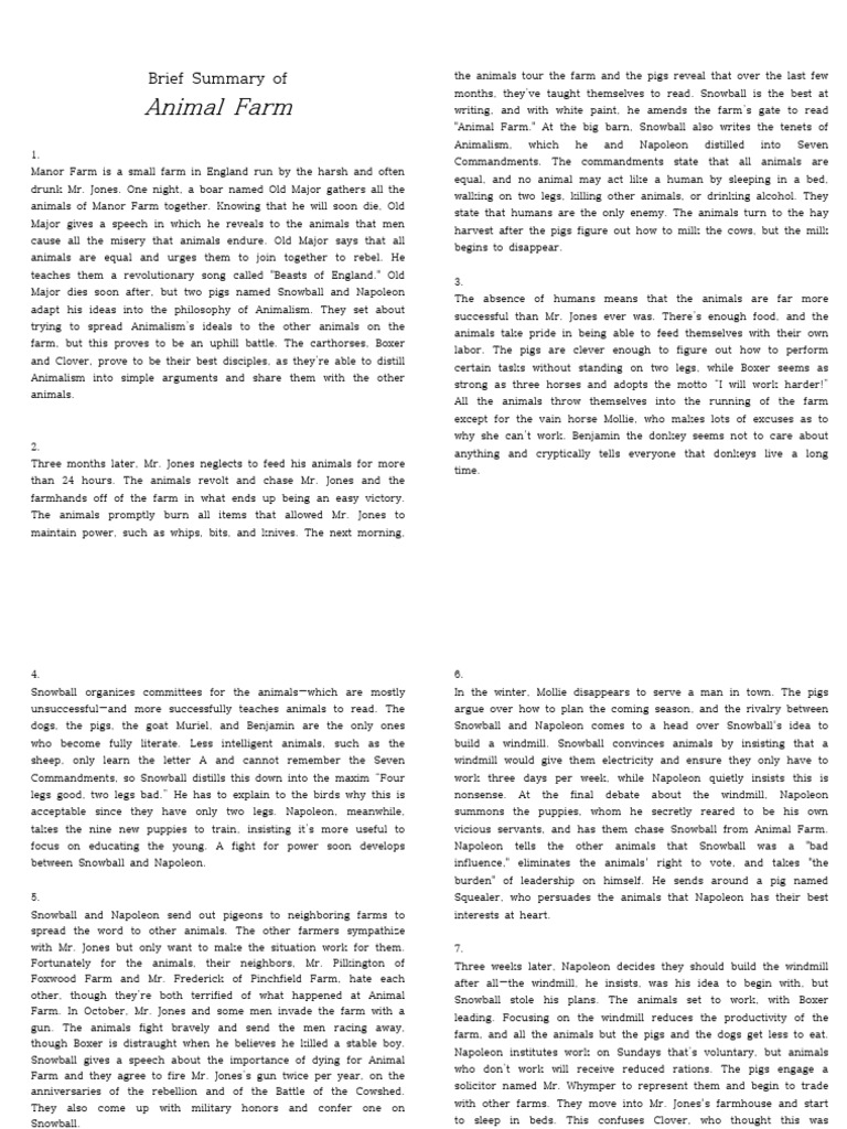 Animal Farm | PDF | Joseph Stalin