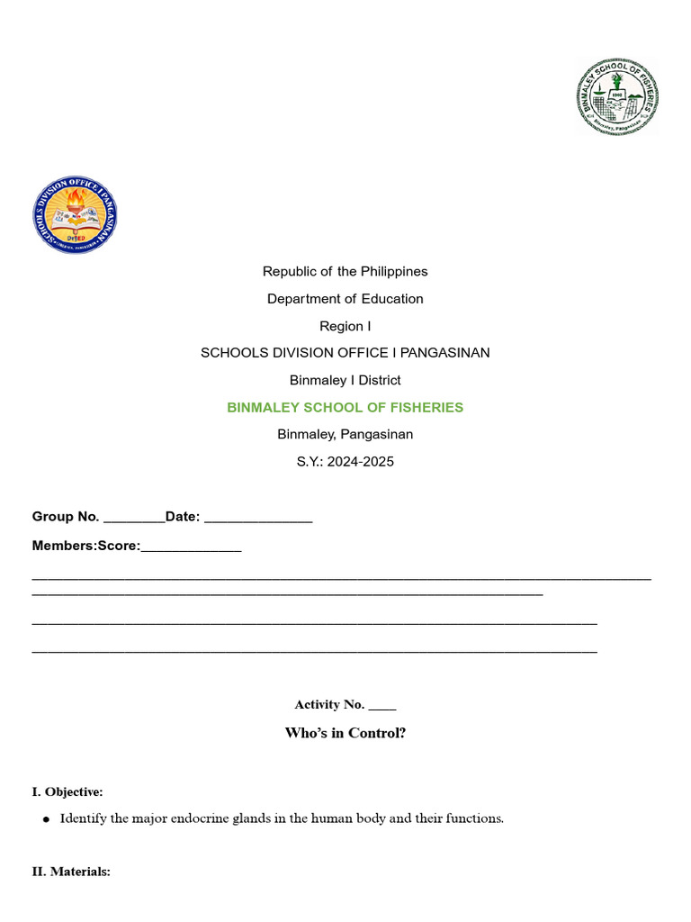 Q3A1-Whos-in-Control - Docx 20250102 104339 0000 | PDF | Endocrine ...