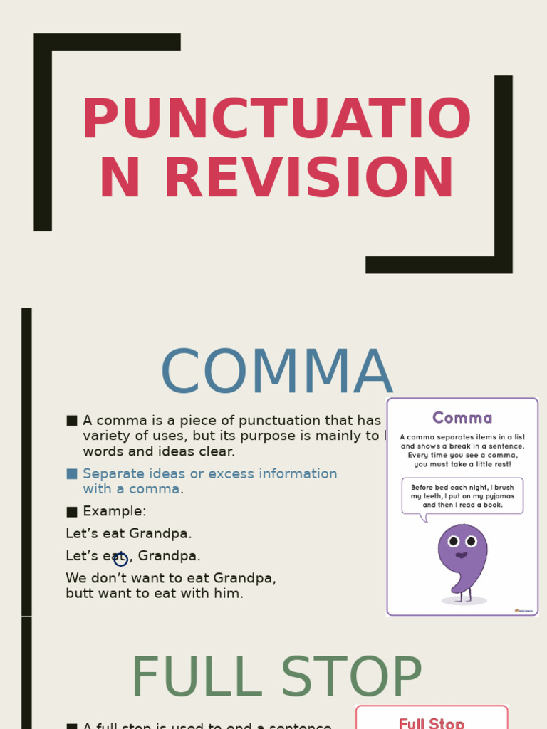 Punctuation Marks and Uses | PDF