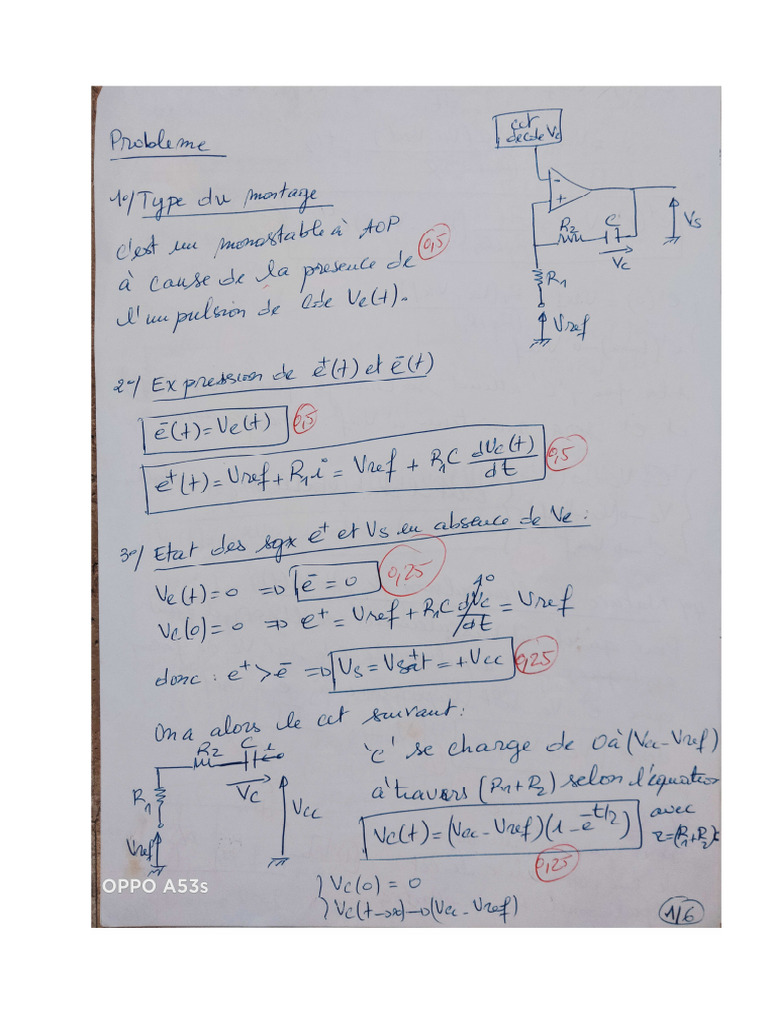 Solution EMD Monostable AOP | PDF
