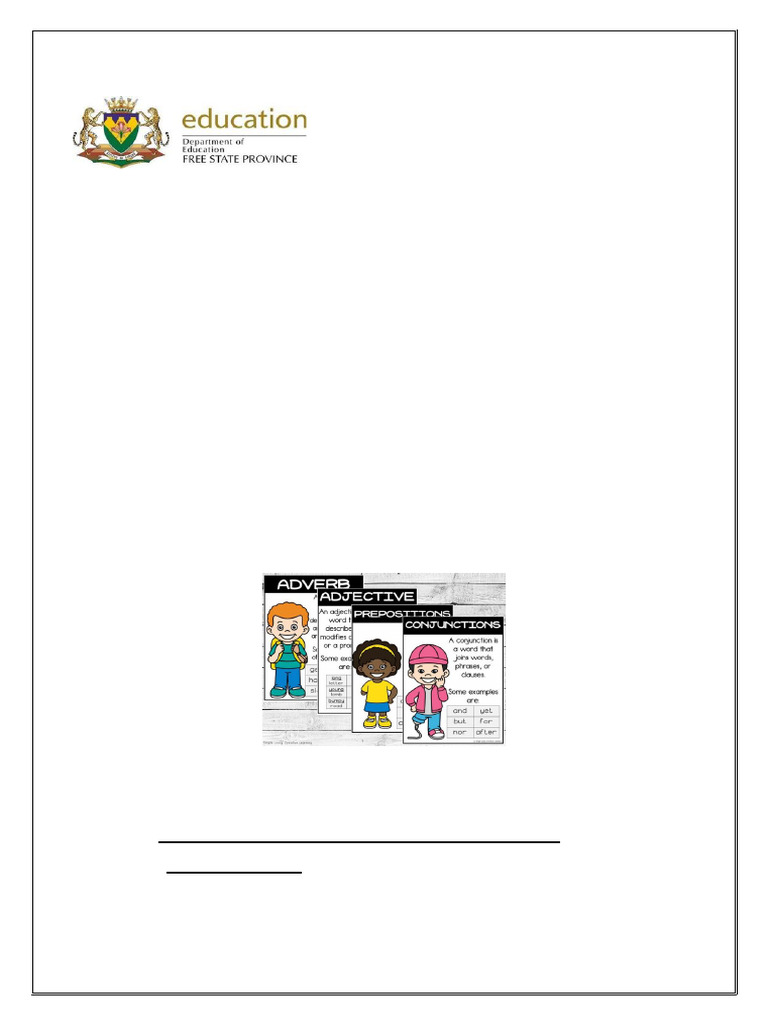 4.3 Grade 4 Language Handout Term 1 2023 - 2024 | PDF | Noun | Morphology