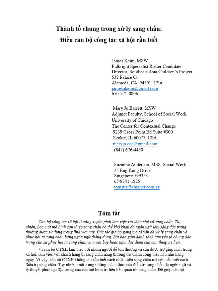 Hanoi Trauma Paper JK VNE | PDF