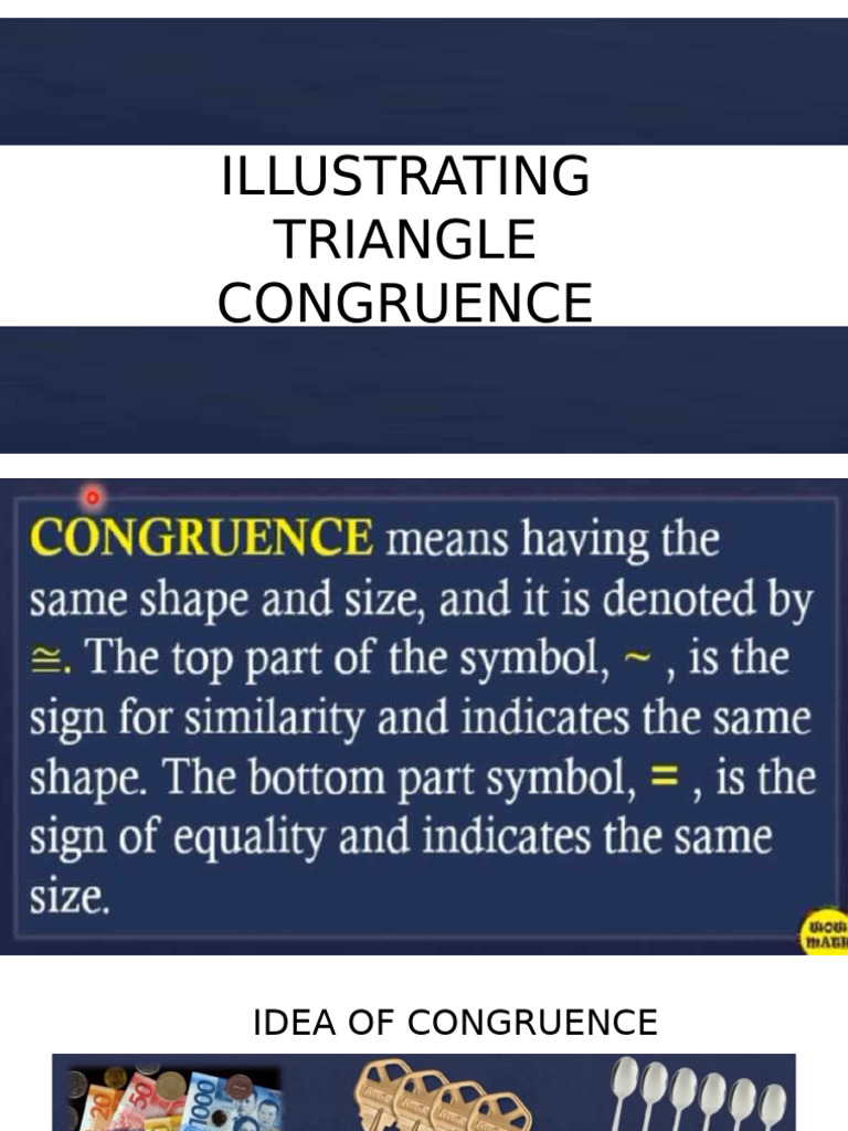 G8-Congruent Triangle (3rf Quarter) | PDF