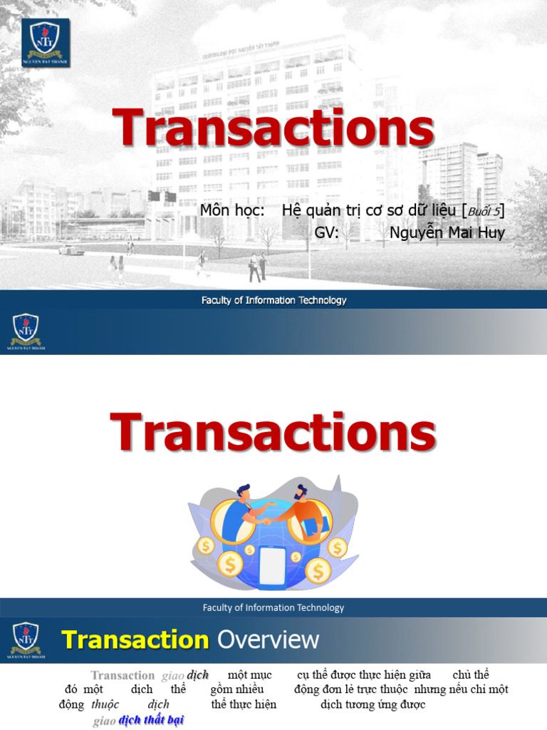 04 Working With Transaction | PDF