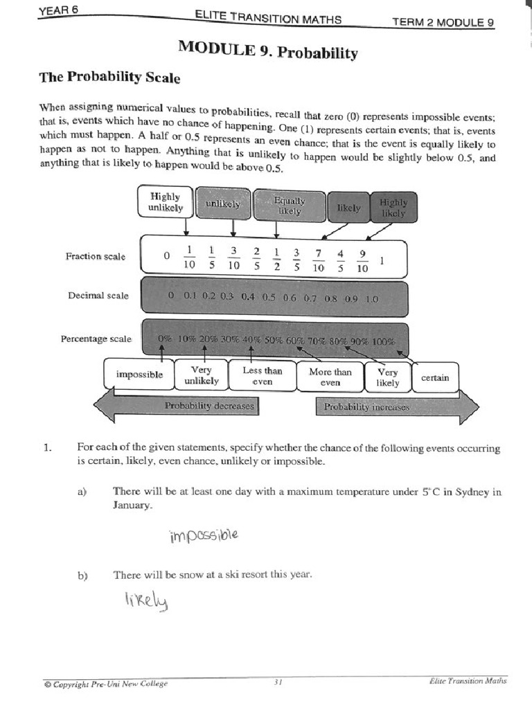 Module 9 Maths 47054228 | PDF
