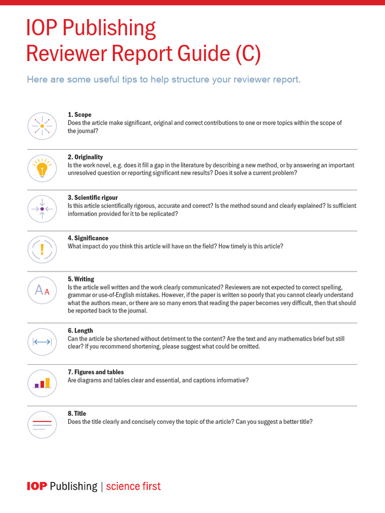 Reviewer-Report-Guide-C | PDF | Learning | Cognition