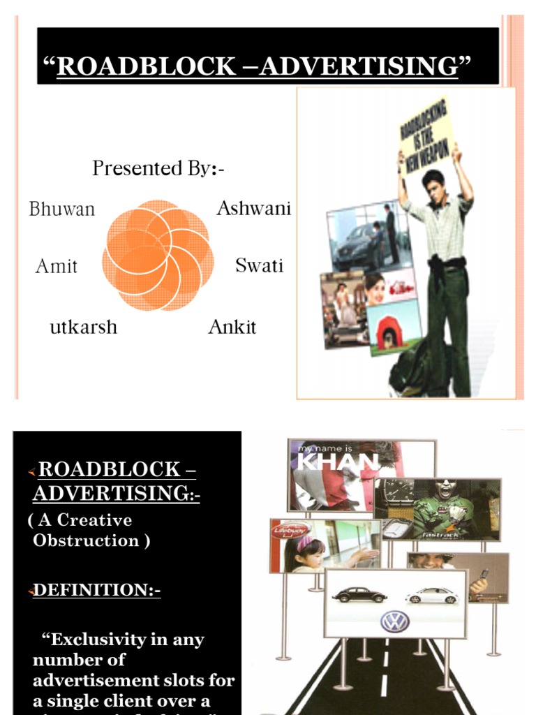 Roadblock Advertising | PDF