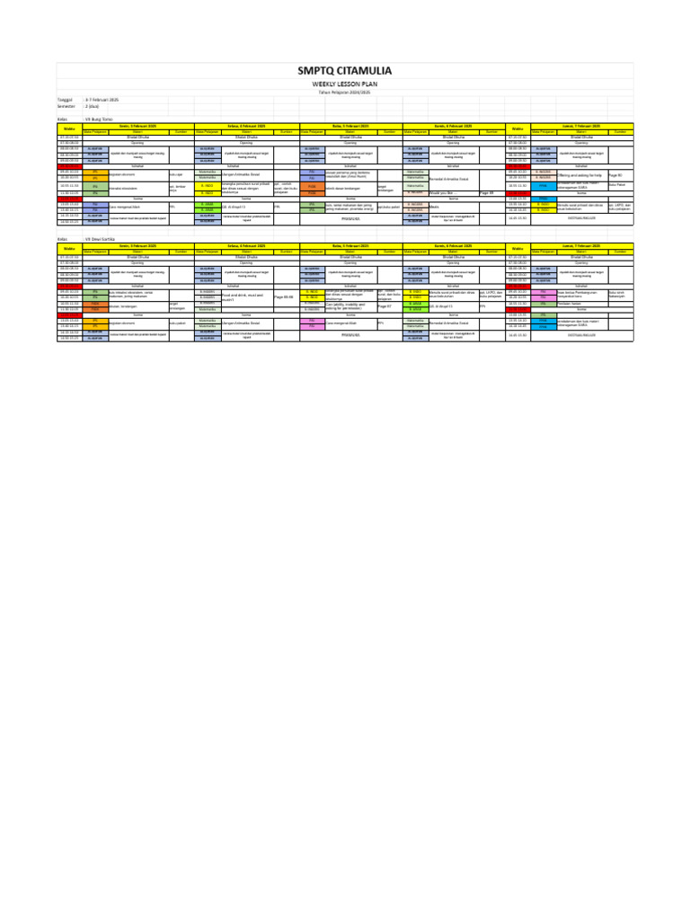 WLP 3-7 Februari 2025 | PDF