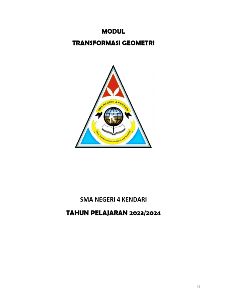 Transformasi Geometri untuk SMA | PDF