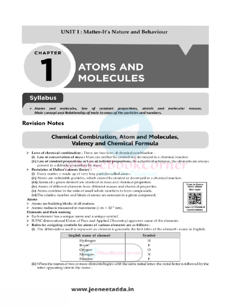 Understanding Atoms and Molecules | PDF | Chemical Compounds | Ion
