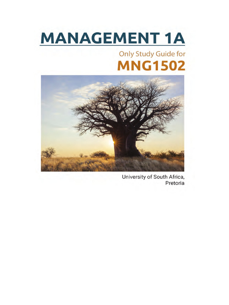 Management Study Guide | PDF | Multiple Choice | Leadership