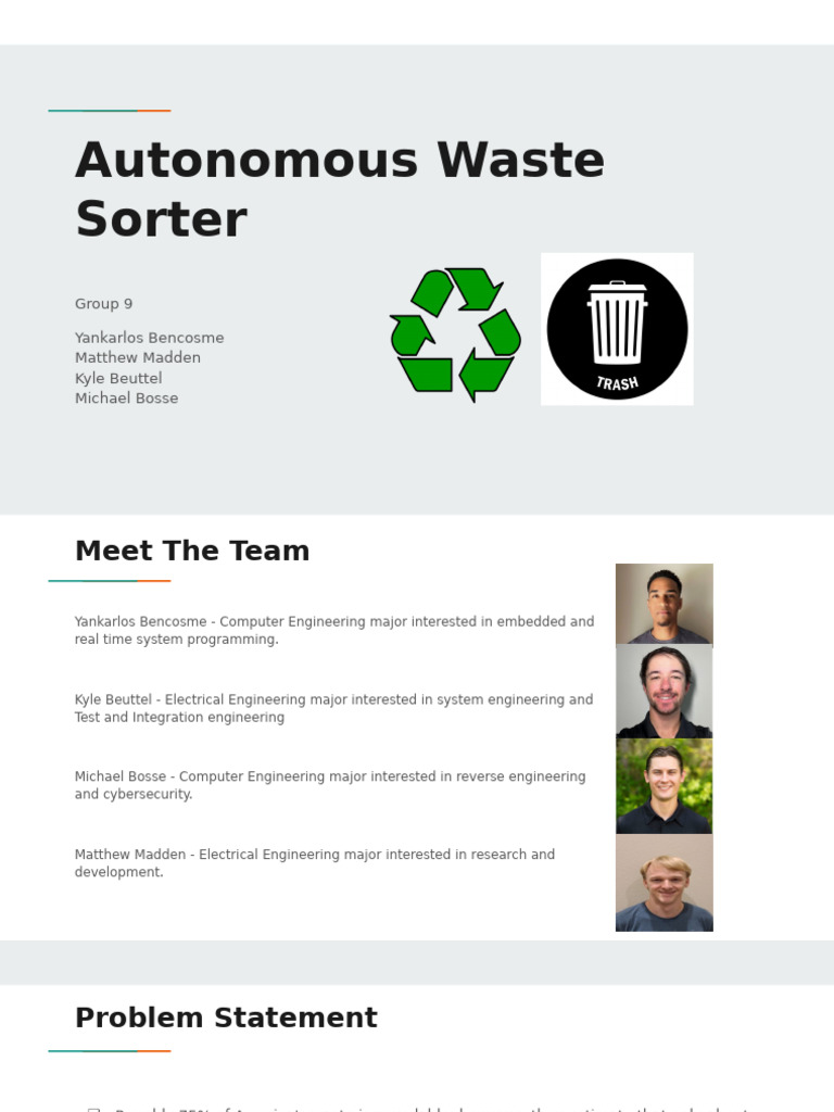 Final Presentation Slides 1 | PDF | Recycling | Waste