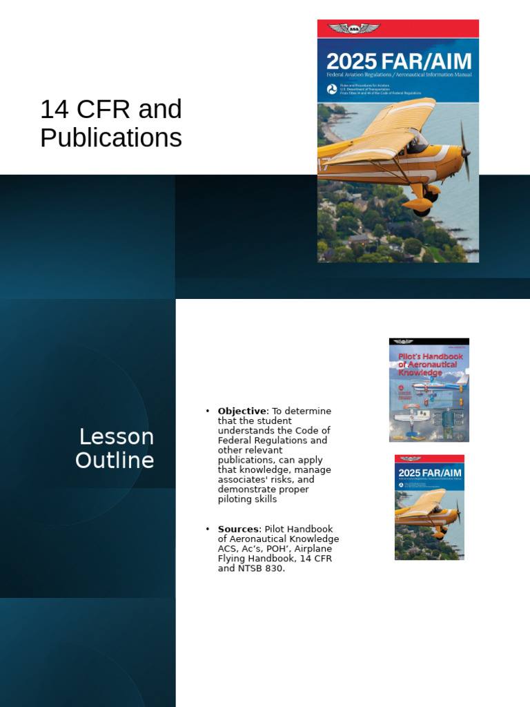 14 CFR and Publications | PDF | Federal Aviation Administration ...