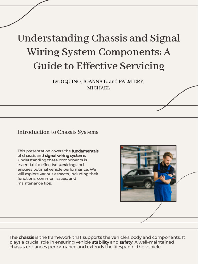 ChassisSignal Wiring System Components and Servicing.pdf | PDF ...