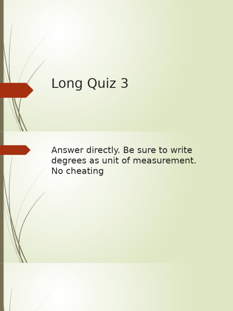 long quiz 3 | PDF