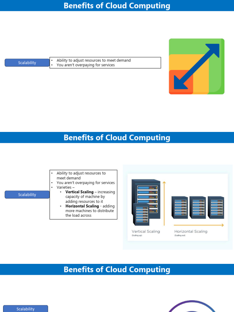 Cloud Benefits for IT Professionals | PDF | Cloud Computing | Scalability