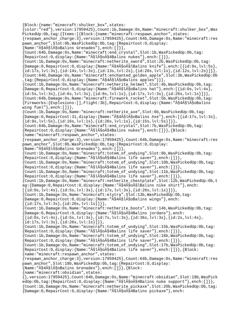 Balins Vanilla Kit | PDF