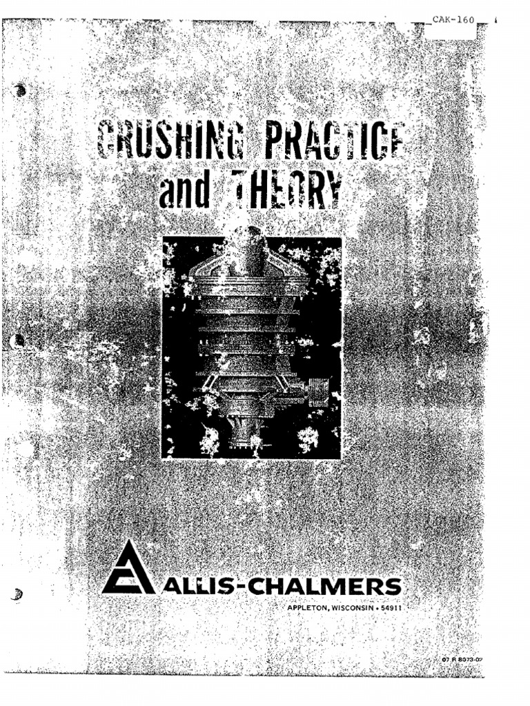 CAK 160 Crushing Practice Theory | PDF