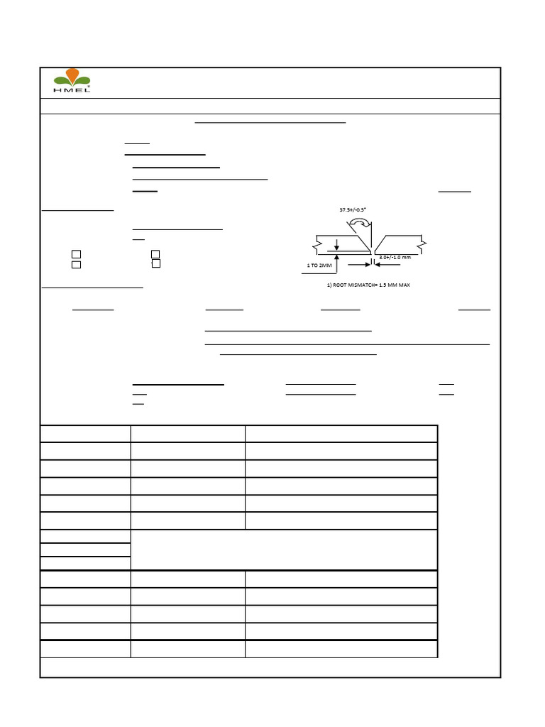 WPS 410 | PDF | Materials | Steel